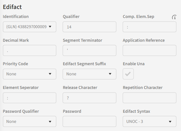 EDI Configurations