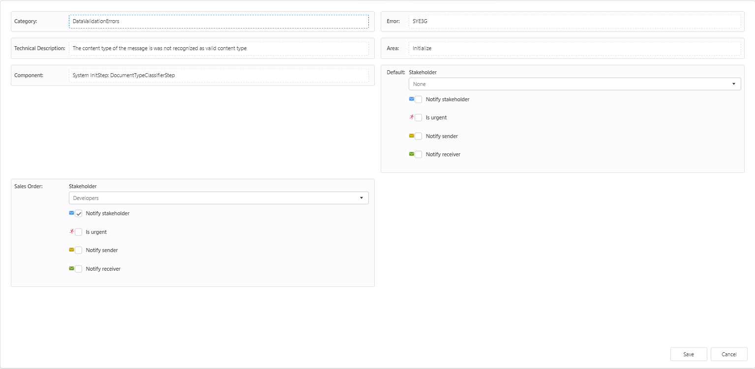 Setting up error-handling