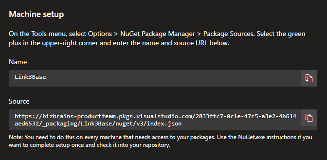 How to develop Link 3 artifacts